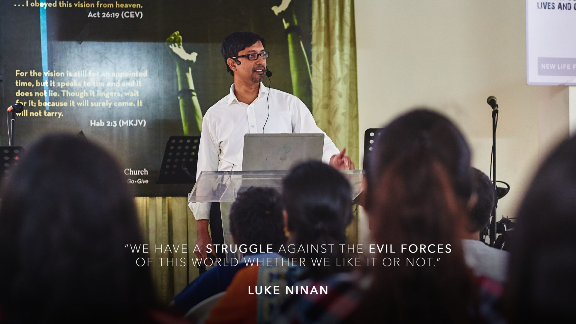 Spiritual Warfare by Luke Ninan - NLF HSR Layout